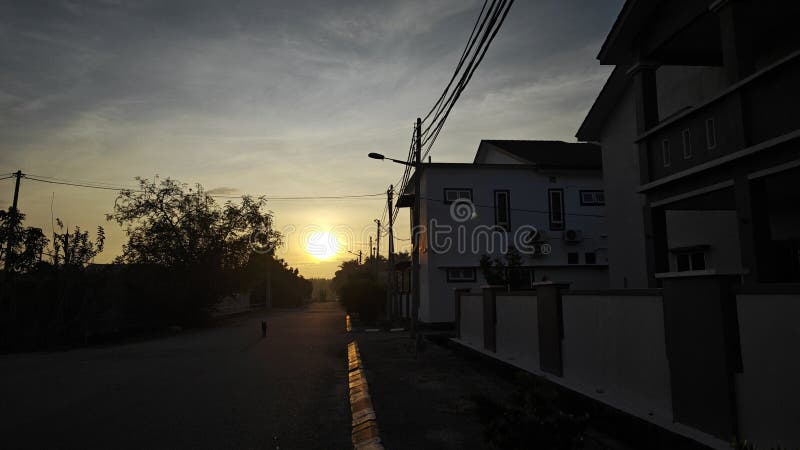 Bright Sunlight Beaming in the Middle of the Pathway the Distance ...
