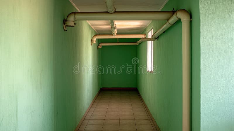 Bright Sunlight Illuminates a Fan-shaped Air Vent Set in the Ceiling of ...