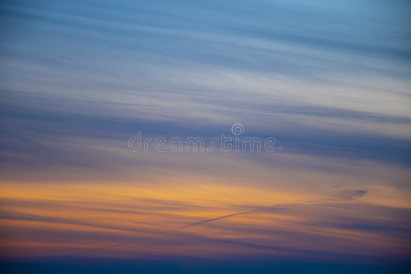 Bright Sunset Sky with Clouds Stock Image - Image of dramatic, cloudy ...