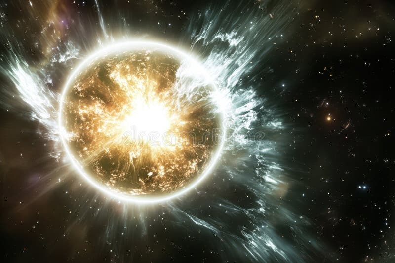 Bright Supernova Explosion Captured in Deep Space Revealing Cosmic ...