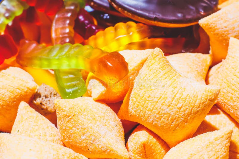 Bright Sweets - Candy - on Plate, Isolated Stock Photo - Image of high ...