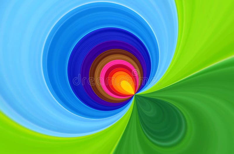 Bright Swirl Abstract Background Stock Illustration - Illustration of ...