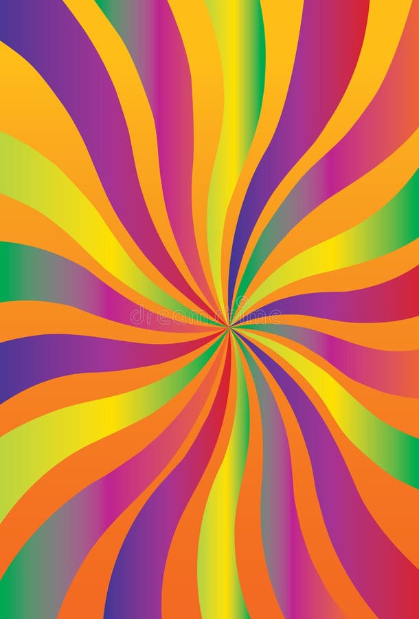 Bright Swirls Rays Background Stock Vector - Illustration of glowing ...