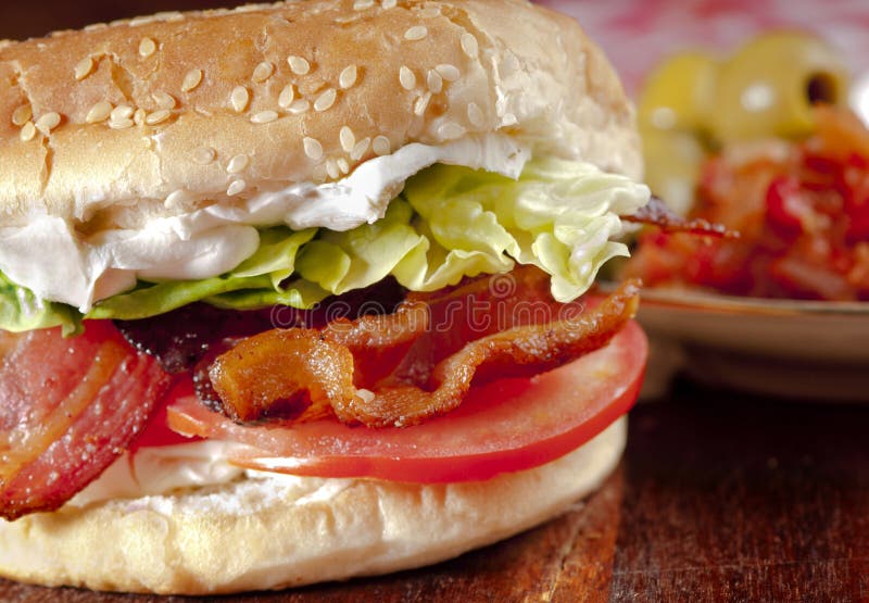 Bright, Tasty and Healthy BLT Stock Photo - Image of lettuce, grilled ...