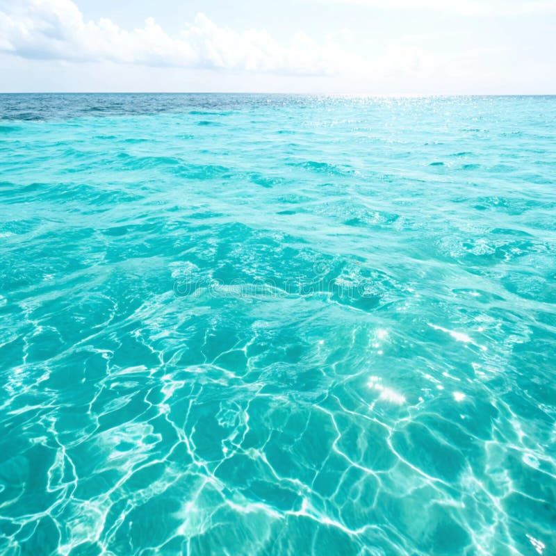 Bright Teal Water Texture Background Stock Illustration - Illustration ...