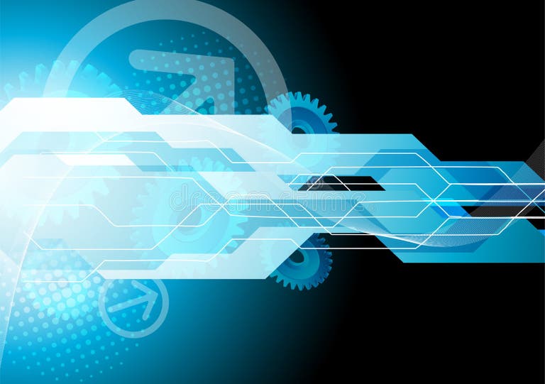 Bright tech background stock vector. Illustration of decorative - 23218756