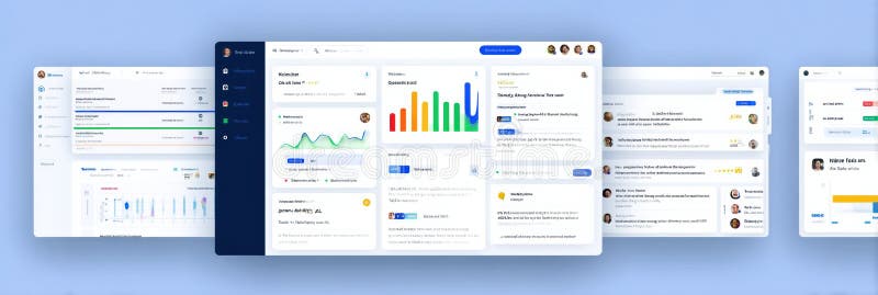 Bright Tech Interface Designed for Classroom Feedback Systems Featuring ...
