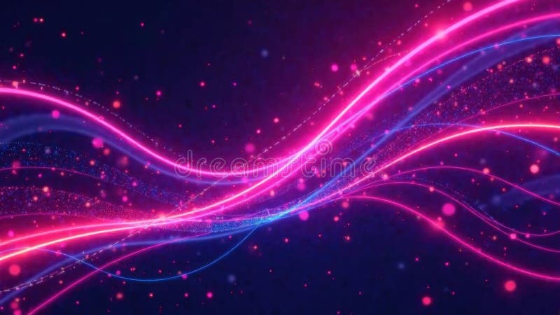 Bright Tech Neon Modern Background. Abstract, Technology, Modern Color ...