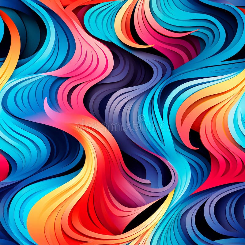 Bright TEENAGE PATTERN. Graffiti Seamless Texture with Fancy Elements ...