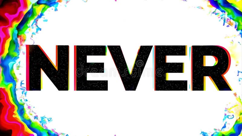 Bright Text Never in Frame As Symbol of Denial, Impossibility ...