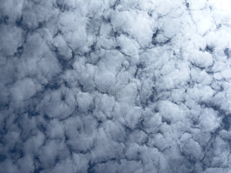 Bright Textured Sky with Soft Layered Cloud Formations Stock Image ...