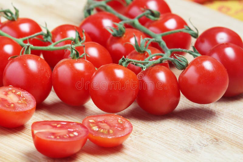 Tomatoes on the table stock image. Image of vegetable - 136668723