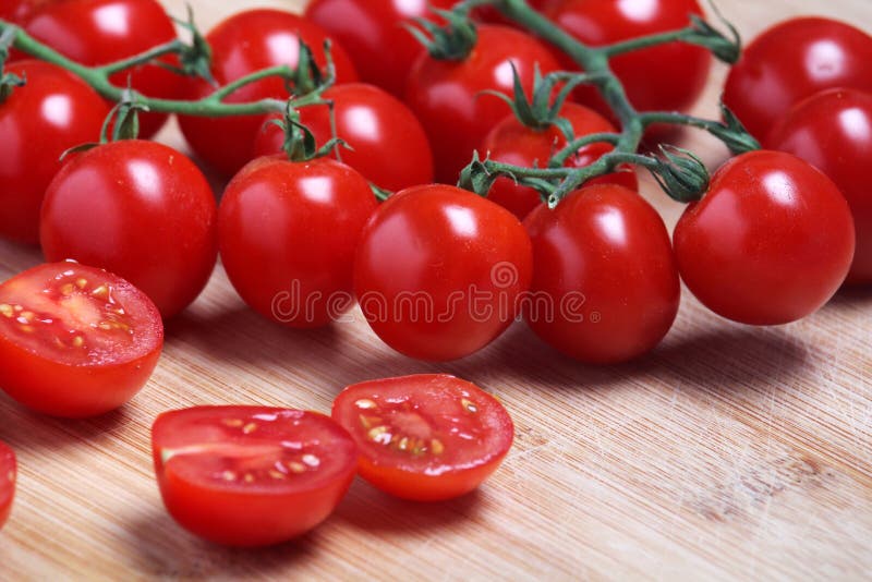 Tomatoes on the table stock image. Image of vegetable - 145187929