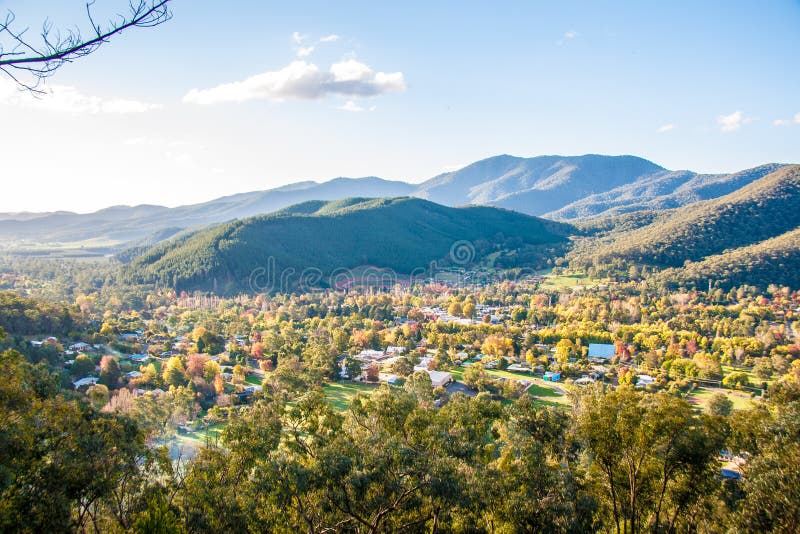 Bright town in Australia stock photo. Image of australia - 78233650