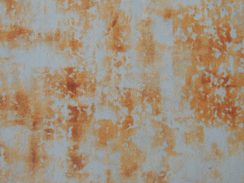 Bright Traces of Iron Oxidation on a Gray Surface Stock Photo - Image ...