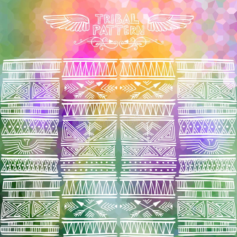 Bright Traditional Doodle Indian Ornament Stock Vector - Illustration ...