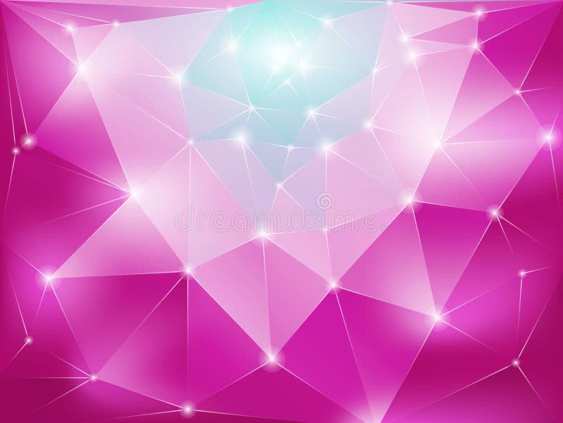 Bright Triangle Background with Light Shine EPS10 Stock Vector ...