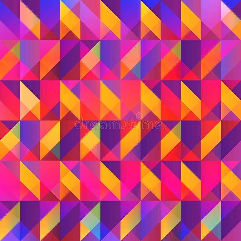 Bright triangles pattern stock vector. Illustration of light - 246679912