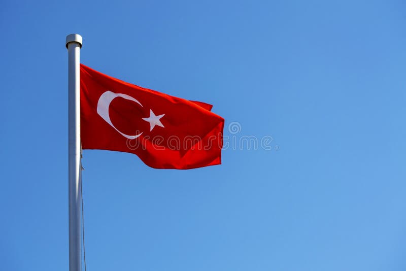 One Bright US Flag Amongst Many Stock Image - Image of honor, grouping ...