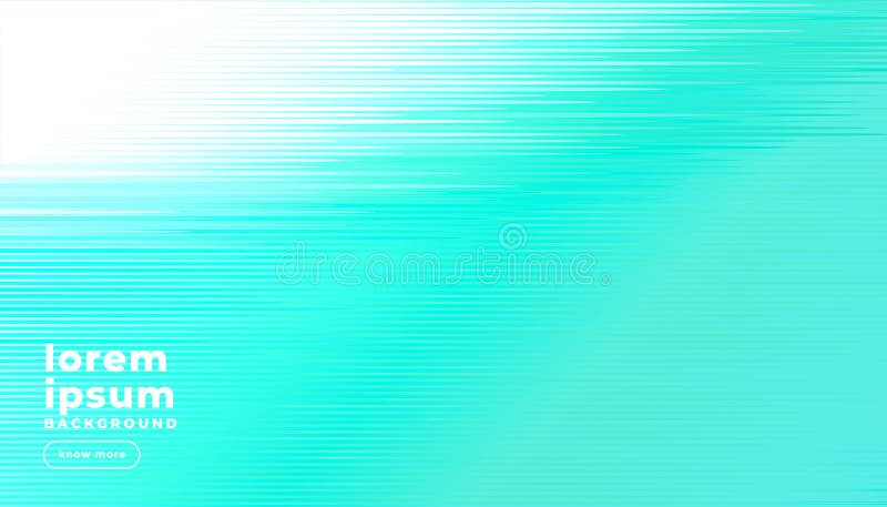Bright Turquoise Abstract Lines Background Stock Vector - Illustration ...