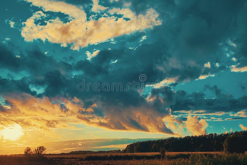 Bright turquoise clouds stock image. Image of season - 127438637