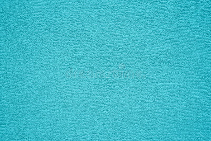 Bright Turquoise Stucco Texture. Background. Stock Image - Image of ...