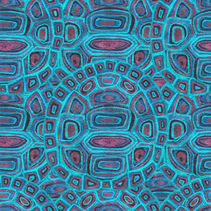 Bright Turtle Shell Texture Seamless Pattern Stock Illustration ...