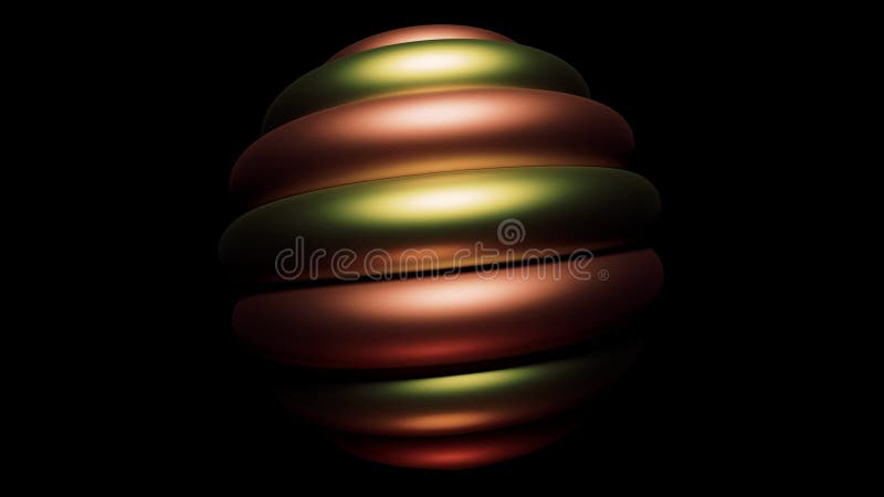 A Bright Two-tone Ball.Design Stock Illustration - Illustration of pink ...