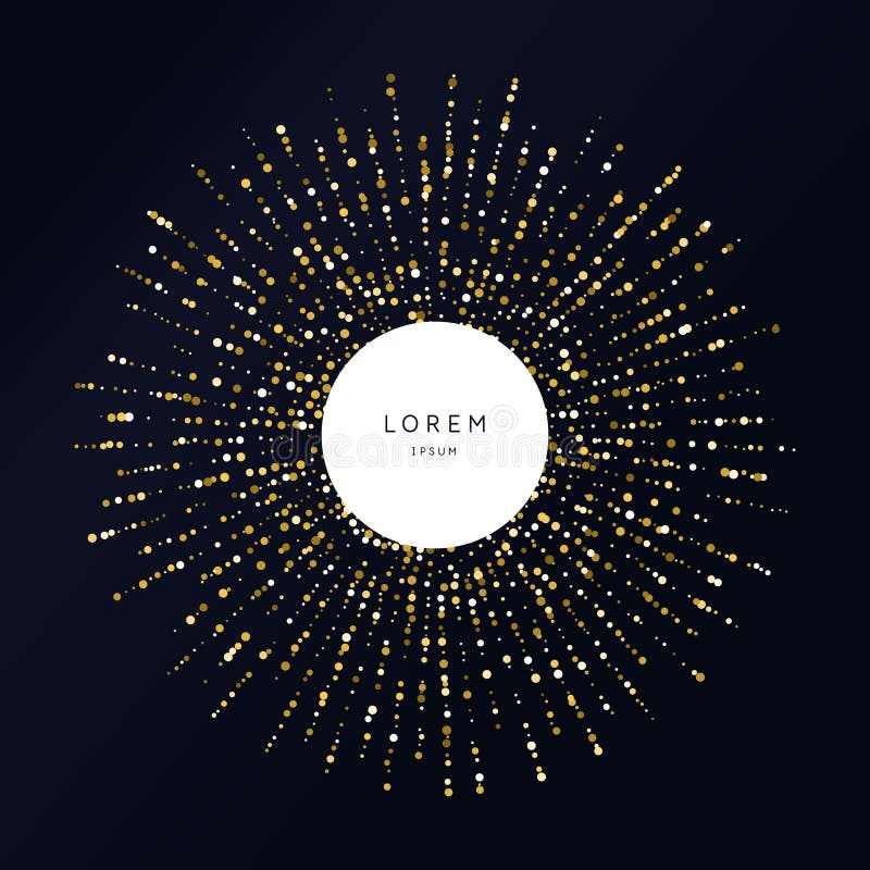 Bright Vector Illustration Magic Rain of Sparkling Glittery Particles ...