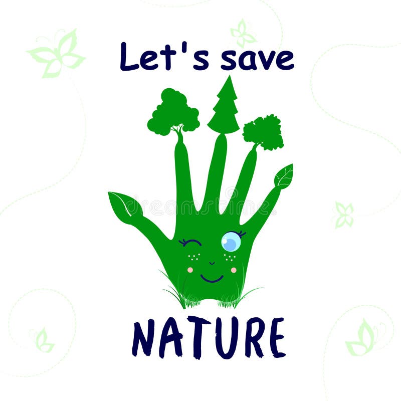 A Bright Vector Illustration on the Theme of Environmental Protection ...