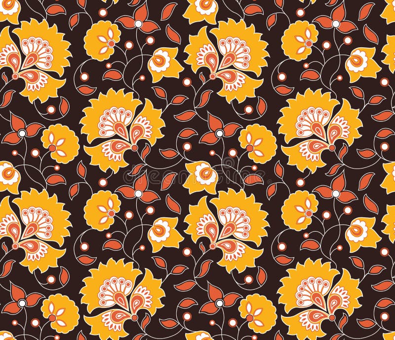 Indian Pattern Vector Yellow Stock Illustrations – 12,358 Indian ...