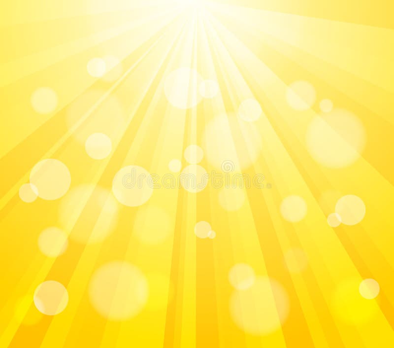 Bright Vector Sun and Paint Splashes Effect Stock Vector - Illustration ...