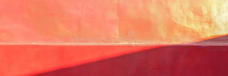 Bright Vermilion Wall Texture with Metallic Elements for Design and ...