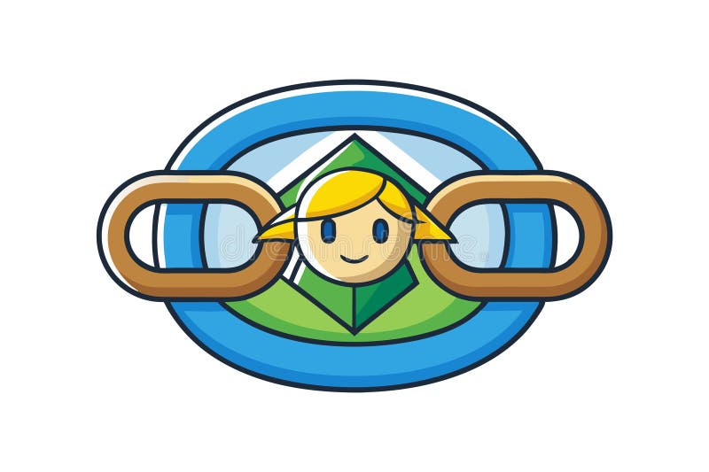 Bright and Vibrant Hyperlink Symbol Illustration, Ideal for Web Design ...