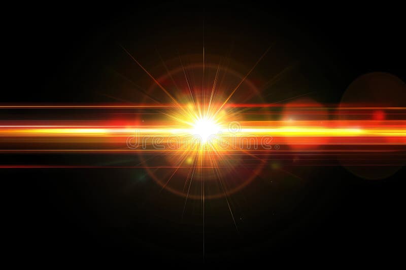 Bright and Vibrant Light Burst with Rays Creating an Energetic ...