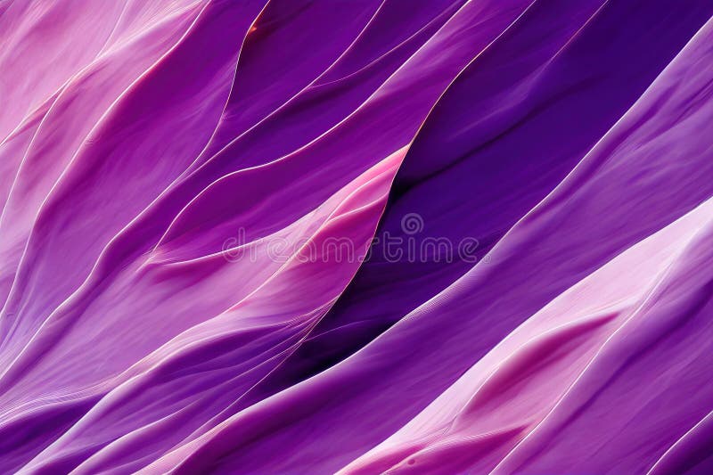 Bright Violet Color Fabric Waves Abstract Pattern Background Digital ...