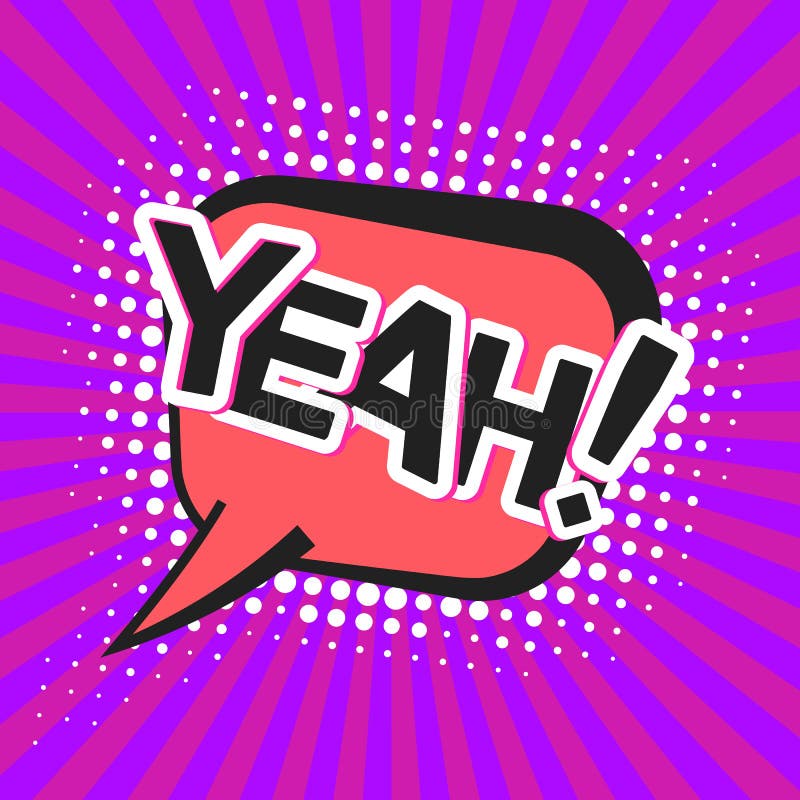 Bright Speech Bubble with BINGO Text Stock Vector - Illustration of ...