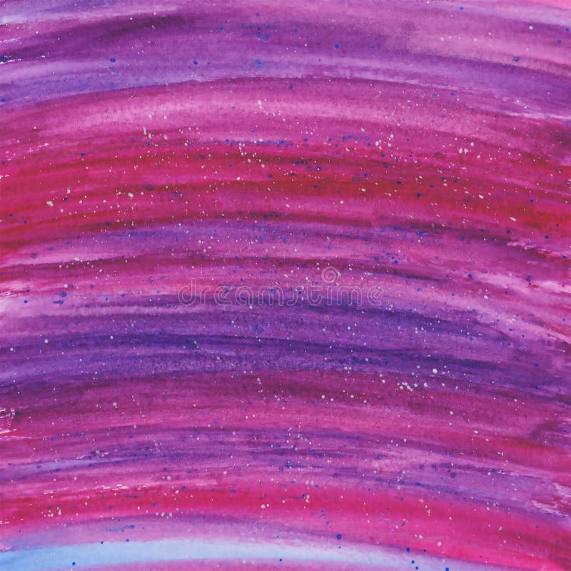 Bright Violet Watercolor Background. Paint Texture Stock Illustration ...