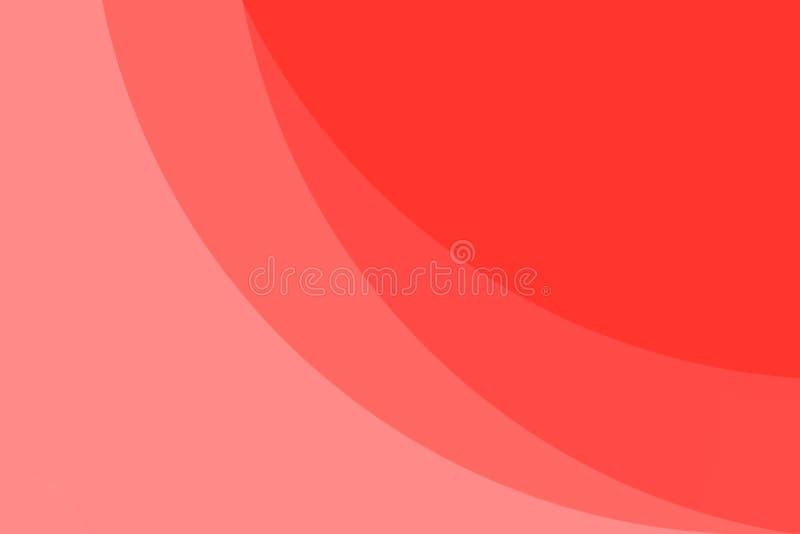 Bright Vivid Red Simple Abstract Background. Semicircle Pattern Stock ...