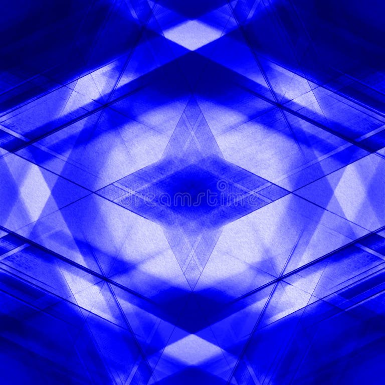 Bright Warm Triangular Strokes of Intersecting Sharp Lines with ...