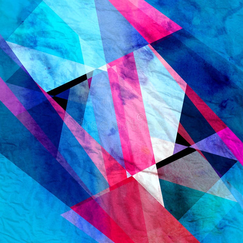 Bright Watercolor Abstract Multi-colored Background Stock Illustration ...