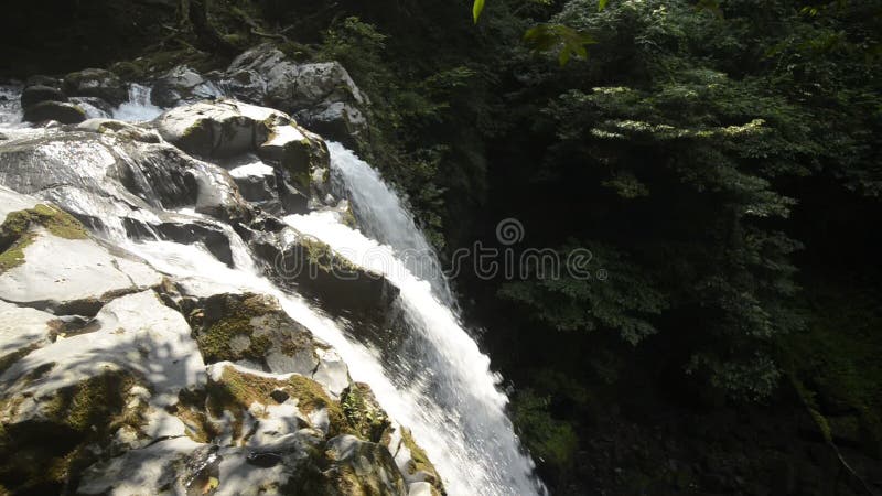 Waterfall flowing stock video. Video of current, natural - 43583897