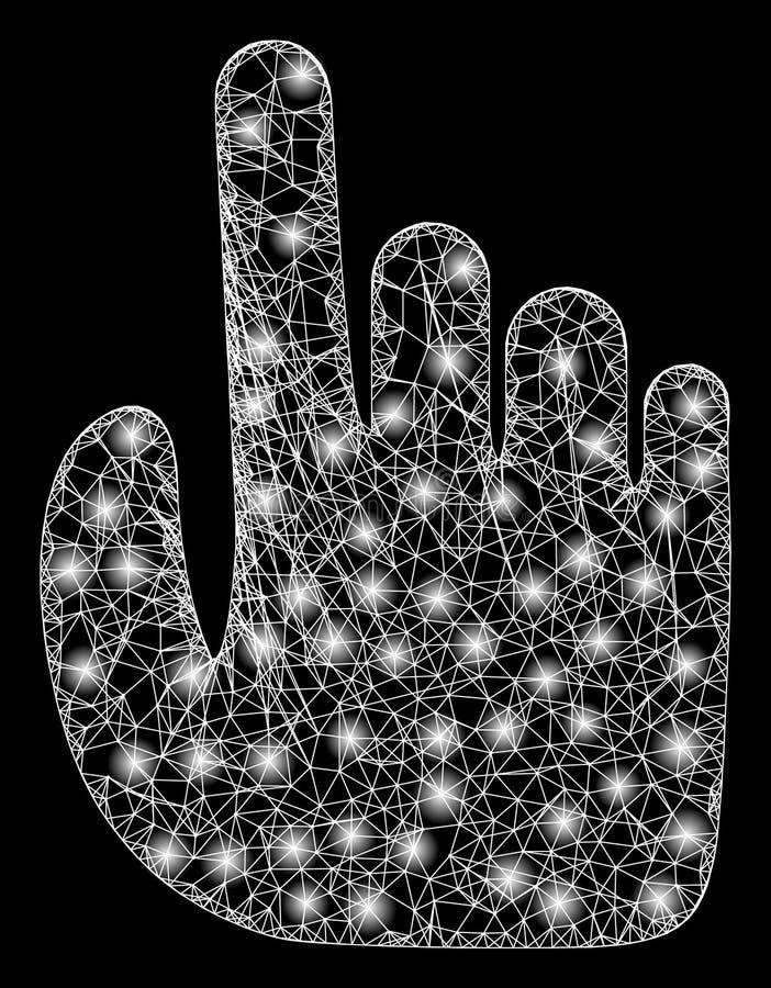 Glare Web Mesh Index Finger Stock Illustrations – 14 Glare Web Mesh ...