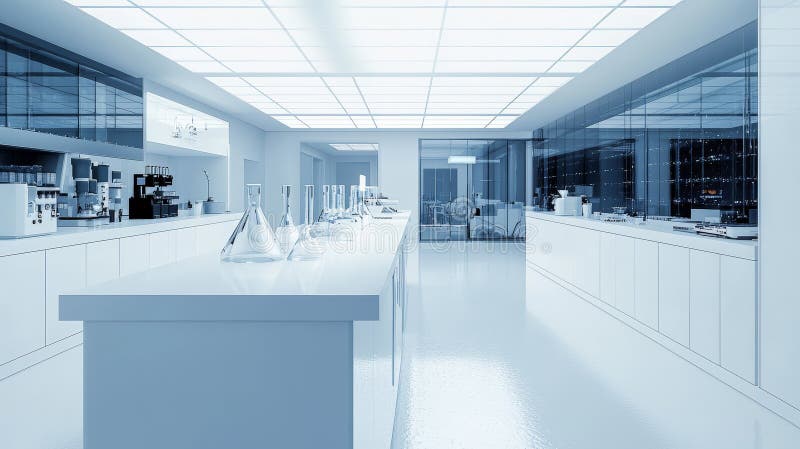 Testosterone Lab Analysis: Bright and Clean Workspace. Generative AI ...