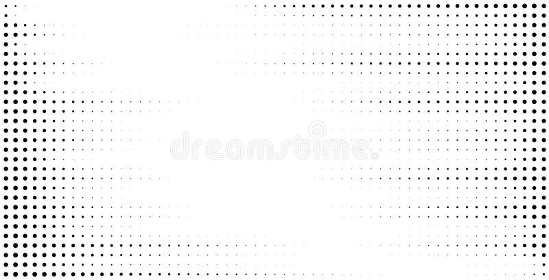 Halftone Wavy Dot Pattern. Abstract Spotted Grunge Template Stock ...
