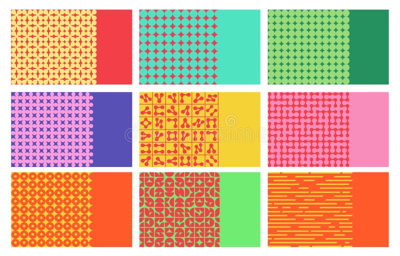 Patterns with Simple Geometric Patterns, Elements of Circles and Lines ...
