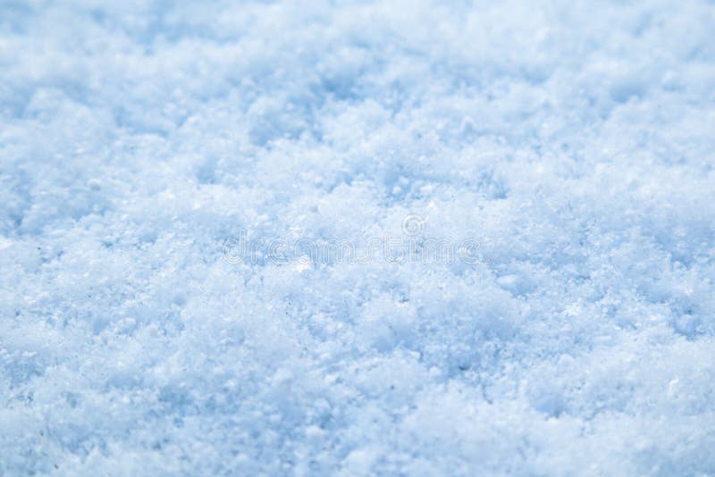 Bright White Blue Light Snow Macro Winter Texture Stock Image - Image ...