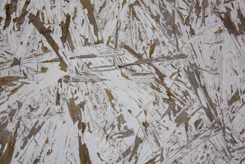 Bright White Fiberboard with Battered Paint. Rough Surface Texture ...