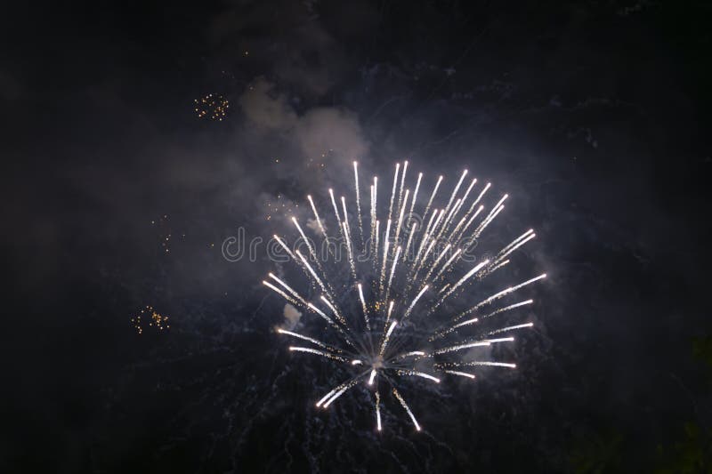 Bright white firework stock photo. Image of fire, independence - 326996884