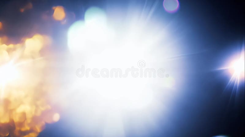 Bright White Flares Blinking in Irregular Patterns, Surrounded by Soft ...